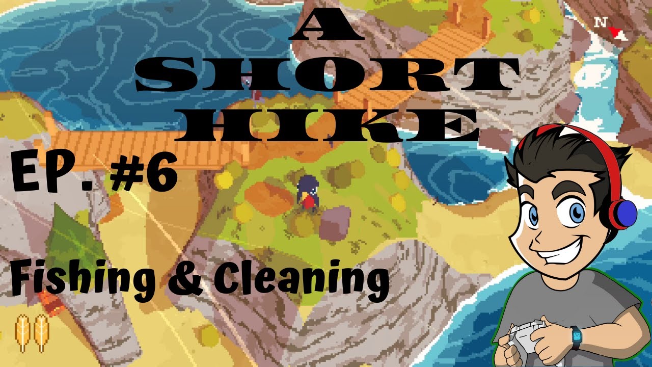 A Short Hike : 6 - Fishing and cleanup. - YouTube