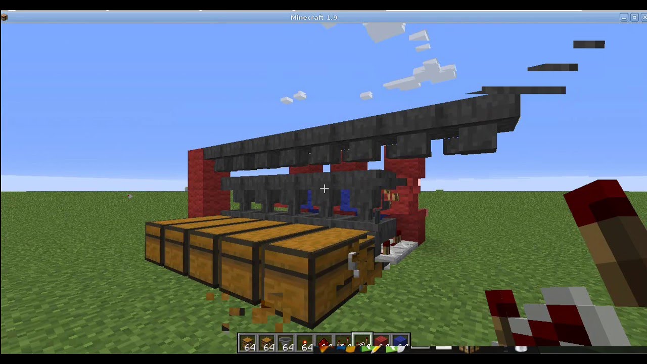 Minecraft stackable storage system - YouTube