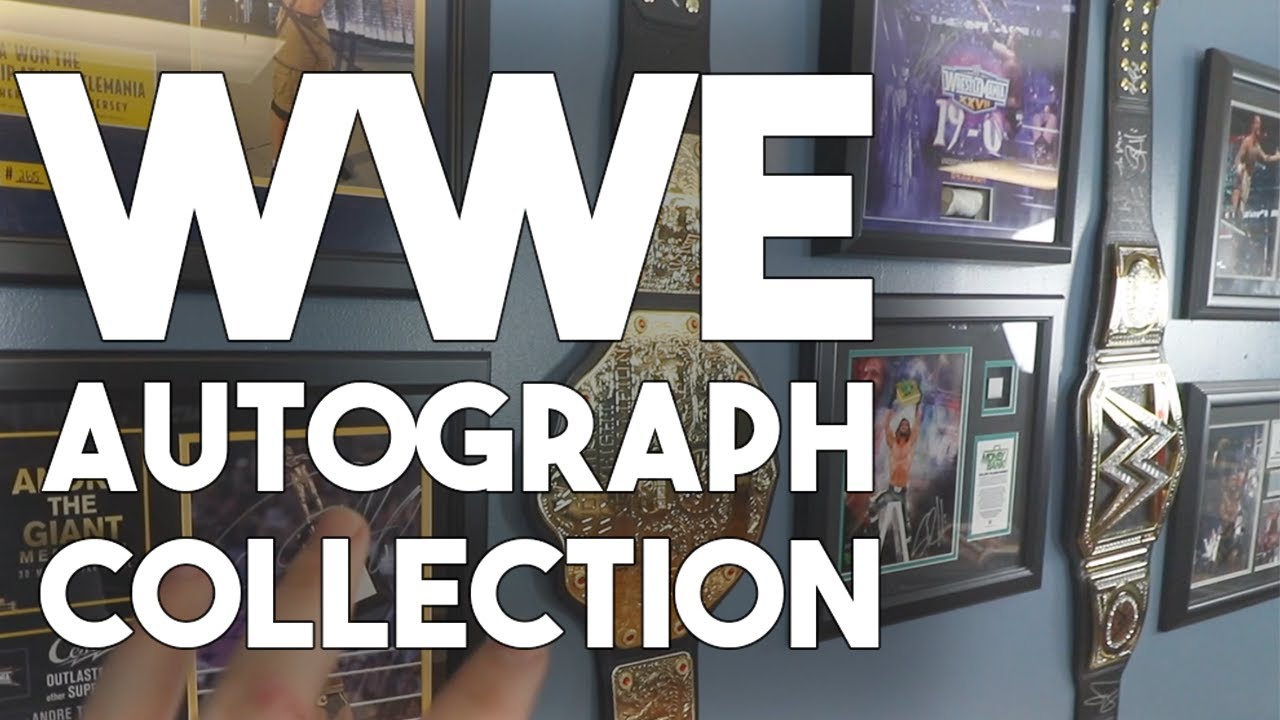 WWE Autograph Collection 2017 - YouTube