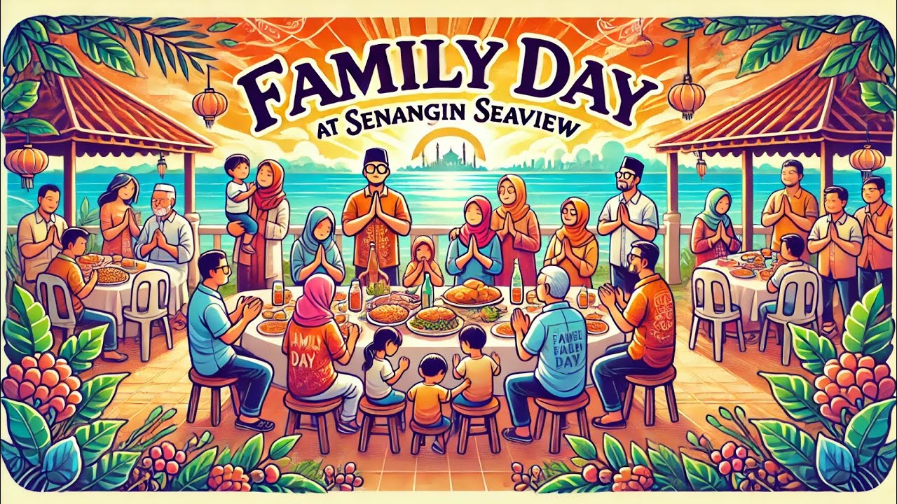 Family Day Cucu Cicit Tok Umaq at Senangin Seaview Resort - YouTube