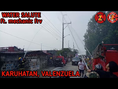 Water Salute at Karuhatan Valenzuela. (Sept. 17, 2023) - YouTube