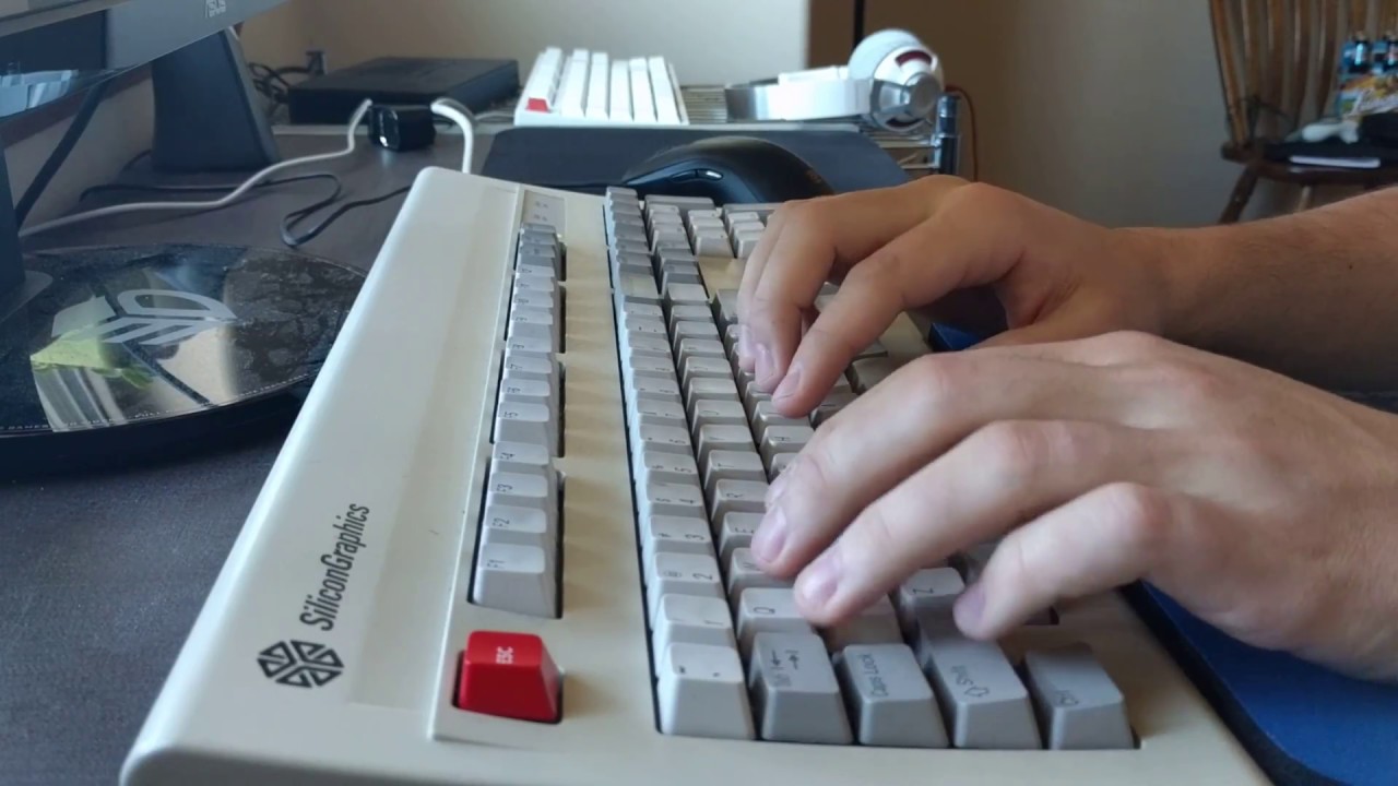 ASMR Study Sounds! Featuring old clicky mechanical keyboard! - YouTube