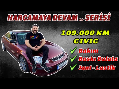 Honda Civic 1.4is Aracımızın Baskı Balatasını Değiştirdik ve Yeni Jant Lastik Taktık.