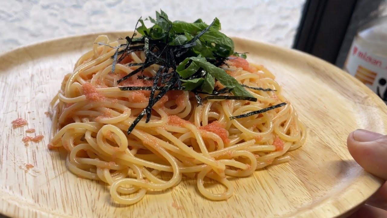 Spaghetti mentaiko pasta with a Japanese twist on pasta - YouTube