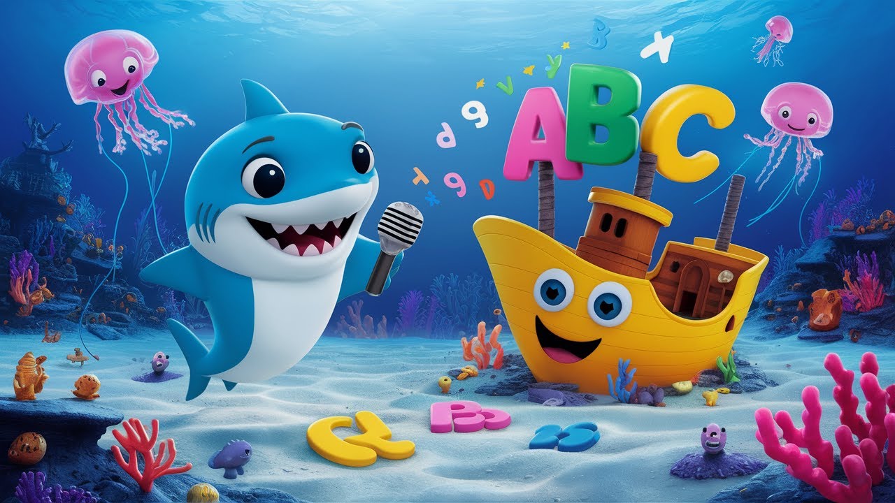 A Fun ABC Song with lyrics, with Funny Cartoon Character's- Learn ...