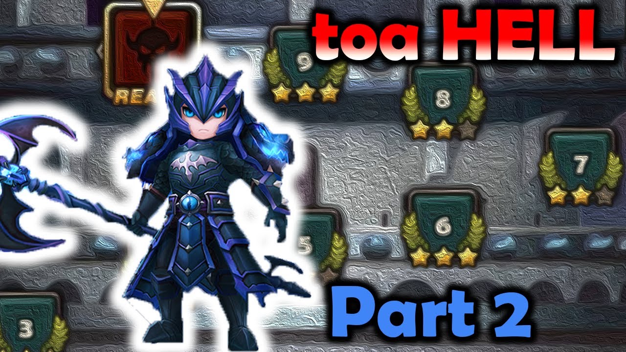 TOA HELL Part 2 Stage 6 to 9 (Summoners War) - YouTube