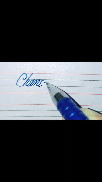 Chance write in beautiful cursive style #handwriting #handwritingstyles ...