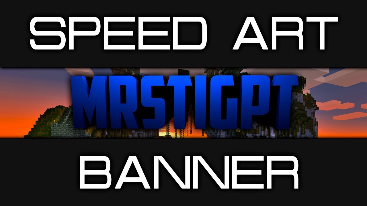 #9 | speed art | Sr Stig banner - YouTube