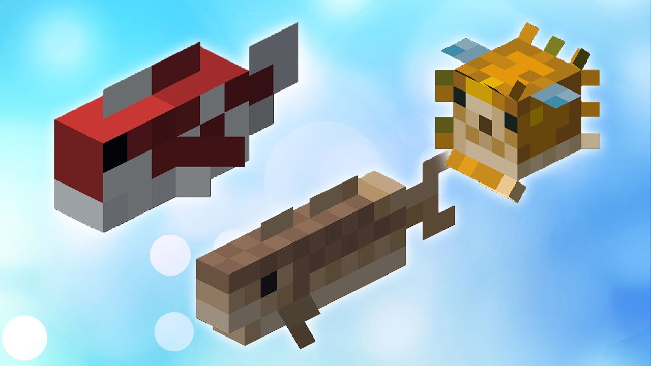 23 Cosas que no Sabias de los Peces Minecraft / Guia Definitiva - YouTube