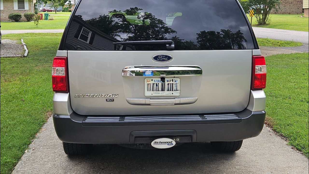 Ford Expedition Chrome Hatch Trunk Liftgate Cover - YouTube