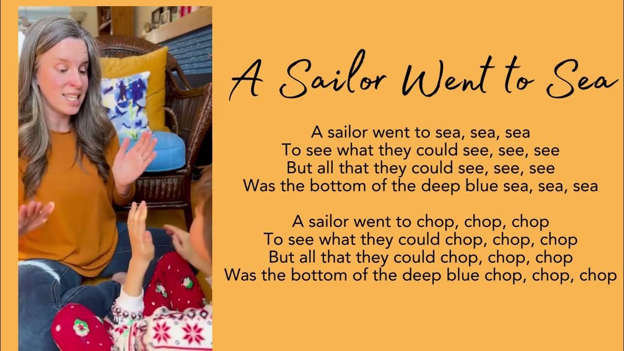 A Sailor Went to Sea | A Hand Clapping Song for Children - YouTube