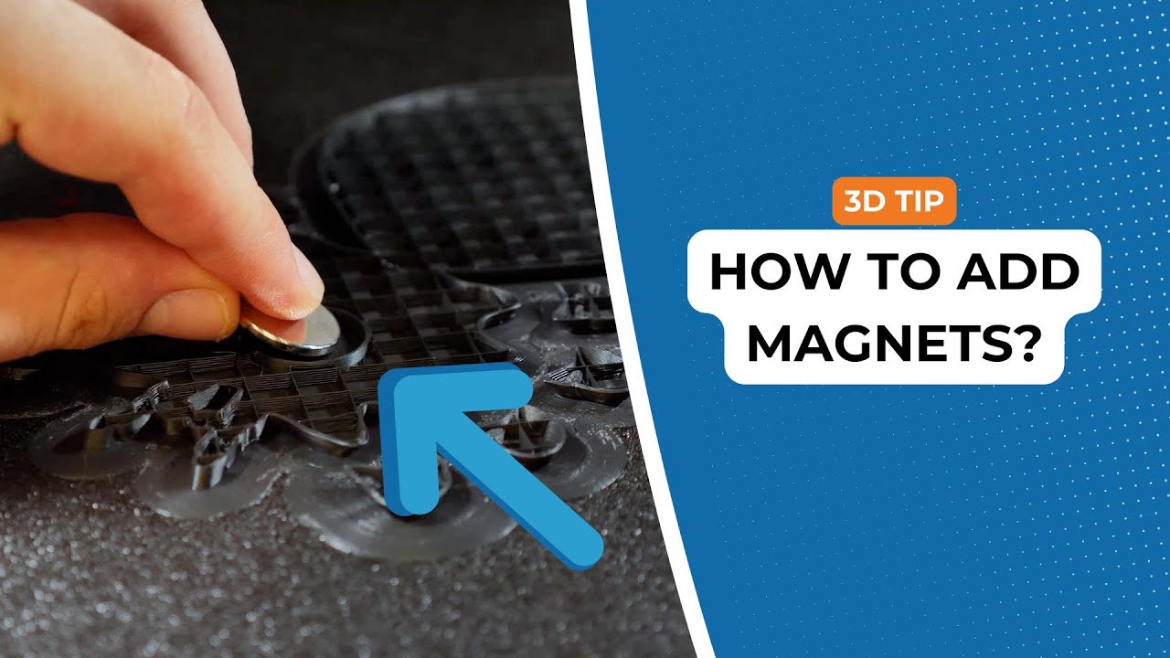 Adding magnets to your 3D print - YouTube