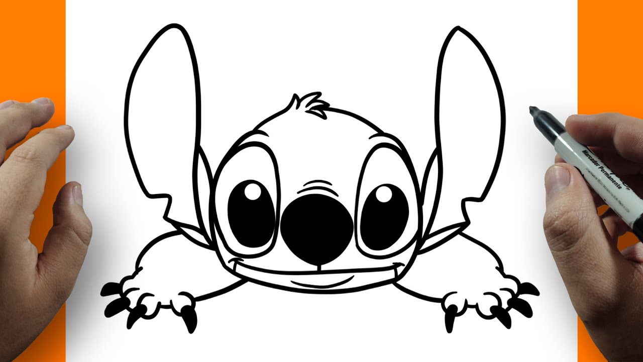 How to Draw Stitch Step by Step Easy Cute for Beginners - Tutorial ...