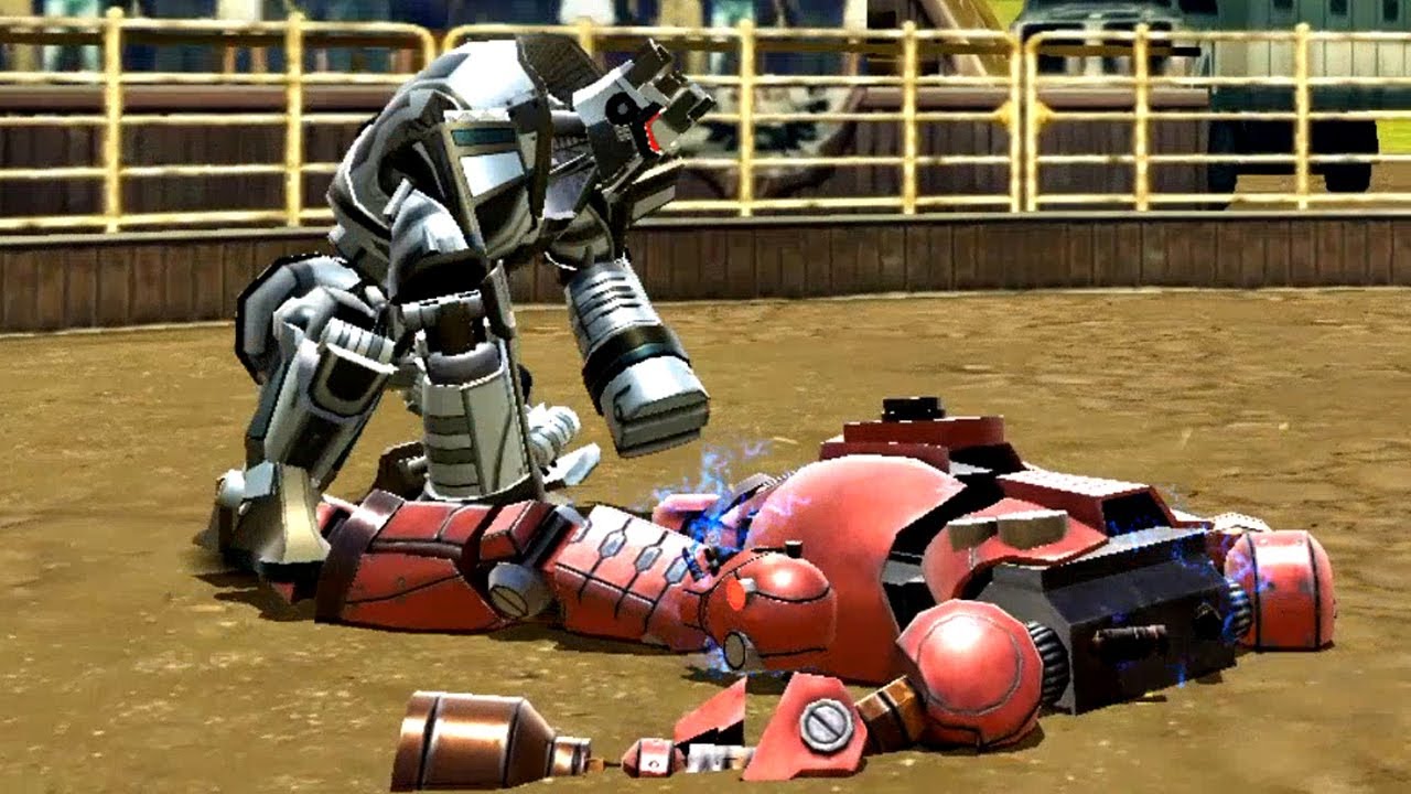 REAL STEEL WRB Camelot VS Fat Boy & Fiend & Blockbuster & Bluebot - YouTube