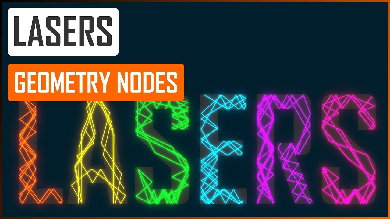 Laser system in Geometry nodes - Blender tutorial ENG - YouTube