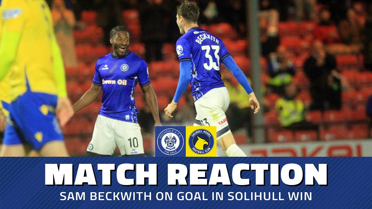 Sam Beckwith On Goal & Three Points - YouTube