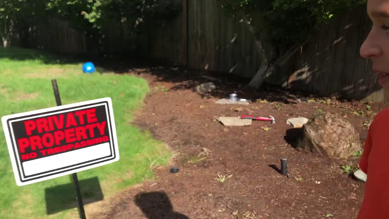 Kids trespassing - YouTube