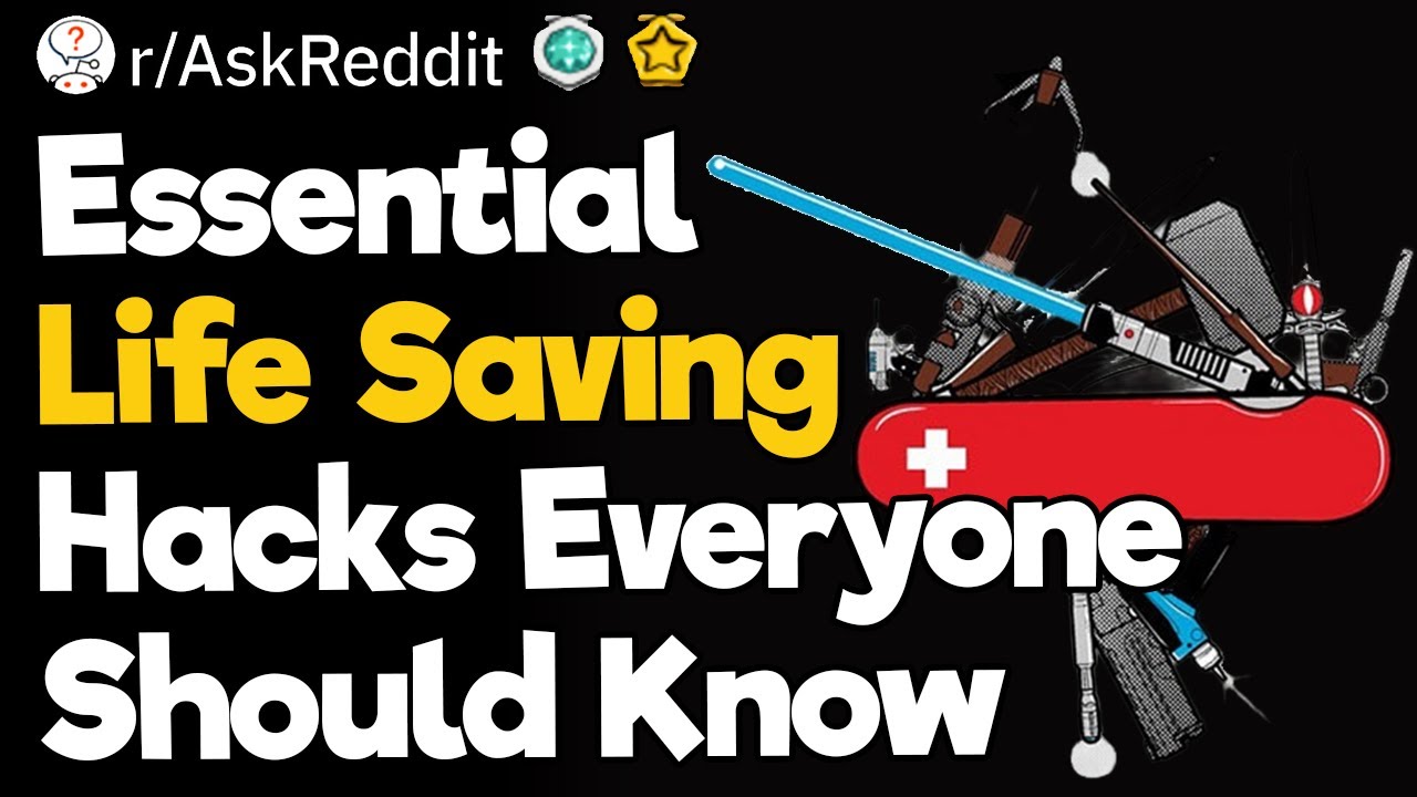Essential Life Saving Hacks Everyone Should Know - YouTube