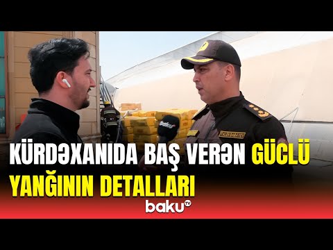 FHN rəsmisindən Kürdəxanıda obyektdəki yanğın barədə məlumat