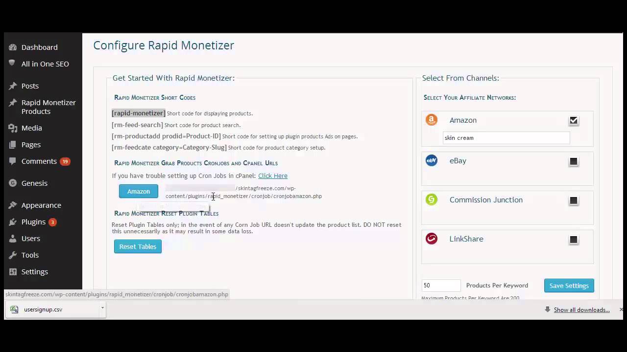 Get Products With RM Plugin - YouTube