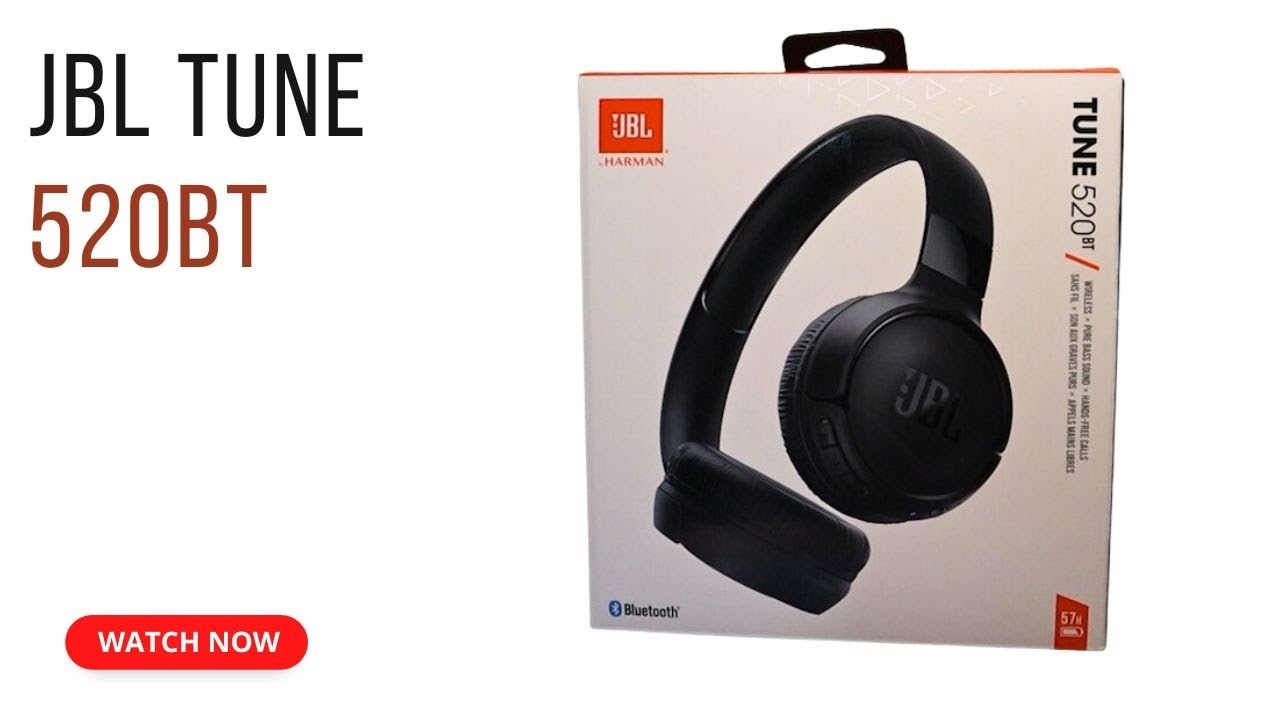 JBL Tune 520BT Wireless on-ear headphones Unbox & Review - YouTube