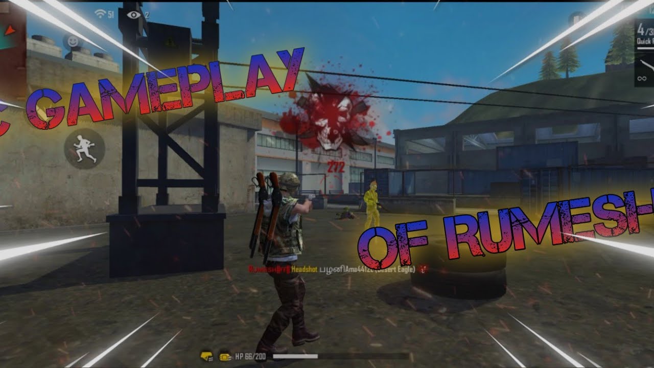 FREE FIRE PC GAMEPLAY || HANDCAM PC GAMEPLAY || RUMESH FREE FIRE - YouTube