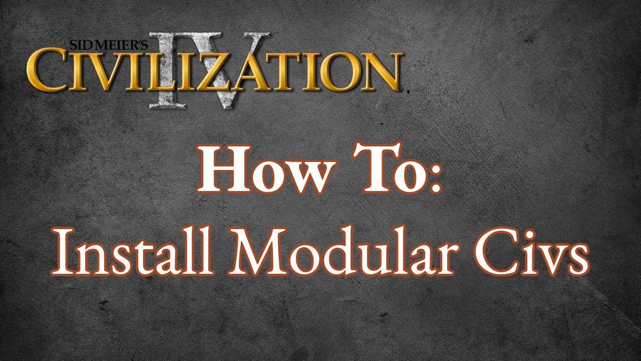 How To Install Modular Civilizations - YouTube