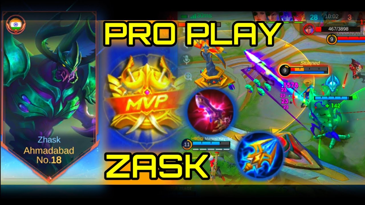ZASK INSANE KILLING ONE SHOT Build Top 1 Global Zhask - MLBB #ZHASK # ...
