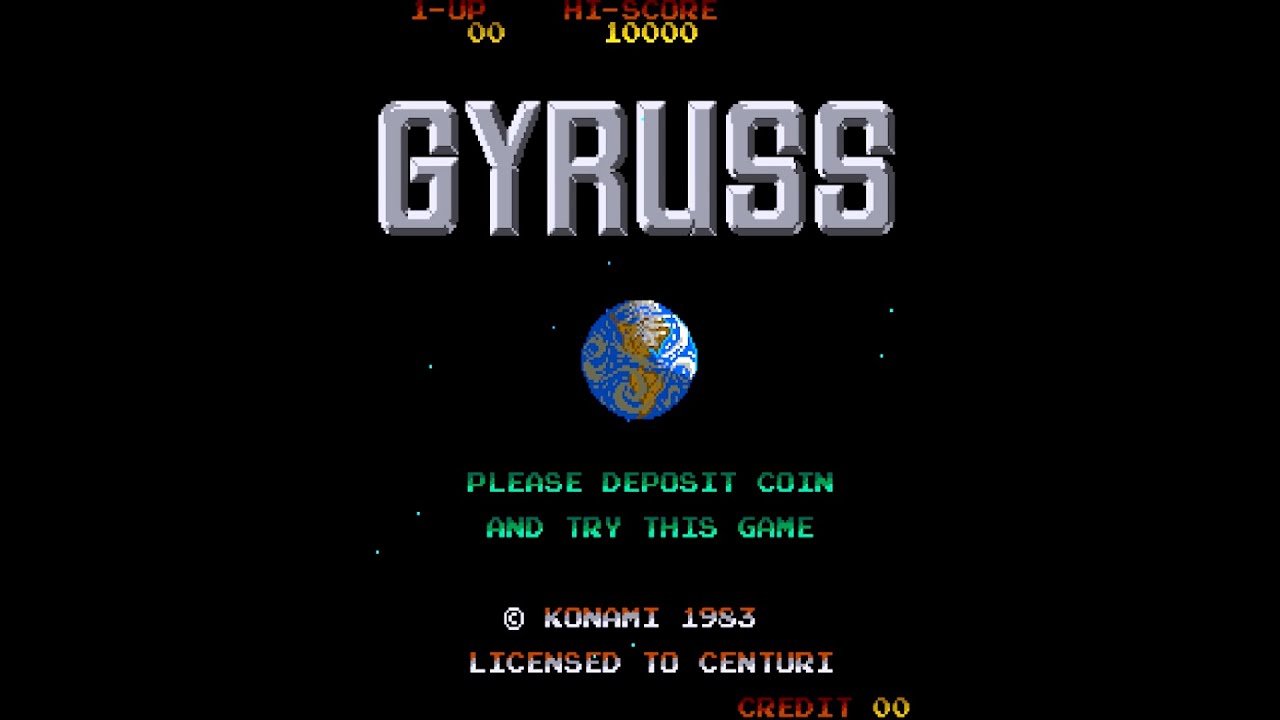 Gyruss Gameplay - YouTube