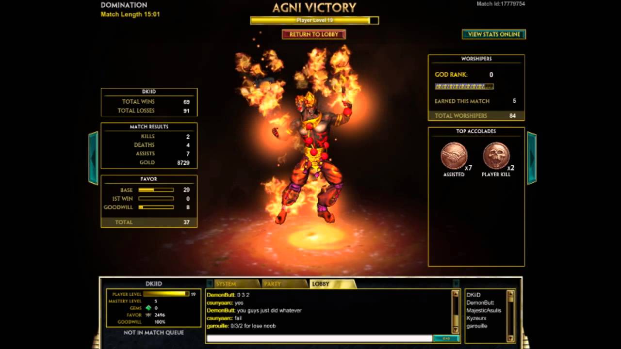 Smite: Agni victory dance - YouTube