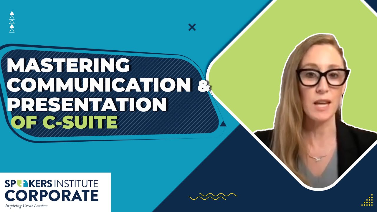 Mastering Communication & Presentation to C-Suite - YouTube