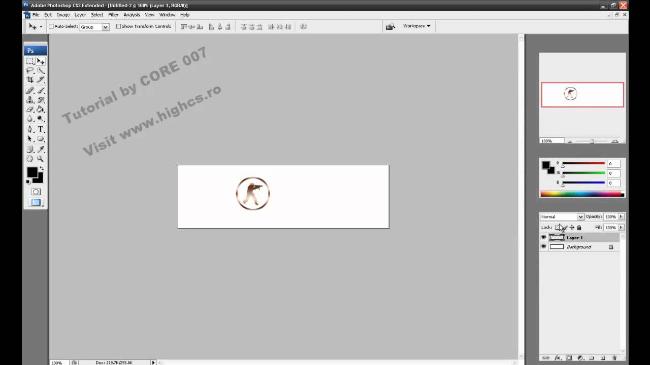 Tutorial - Semnatura in Photoshop - YouTube