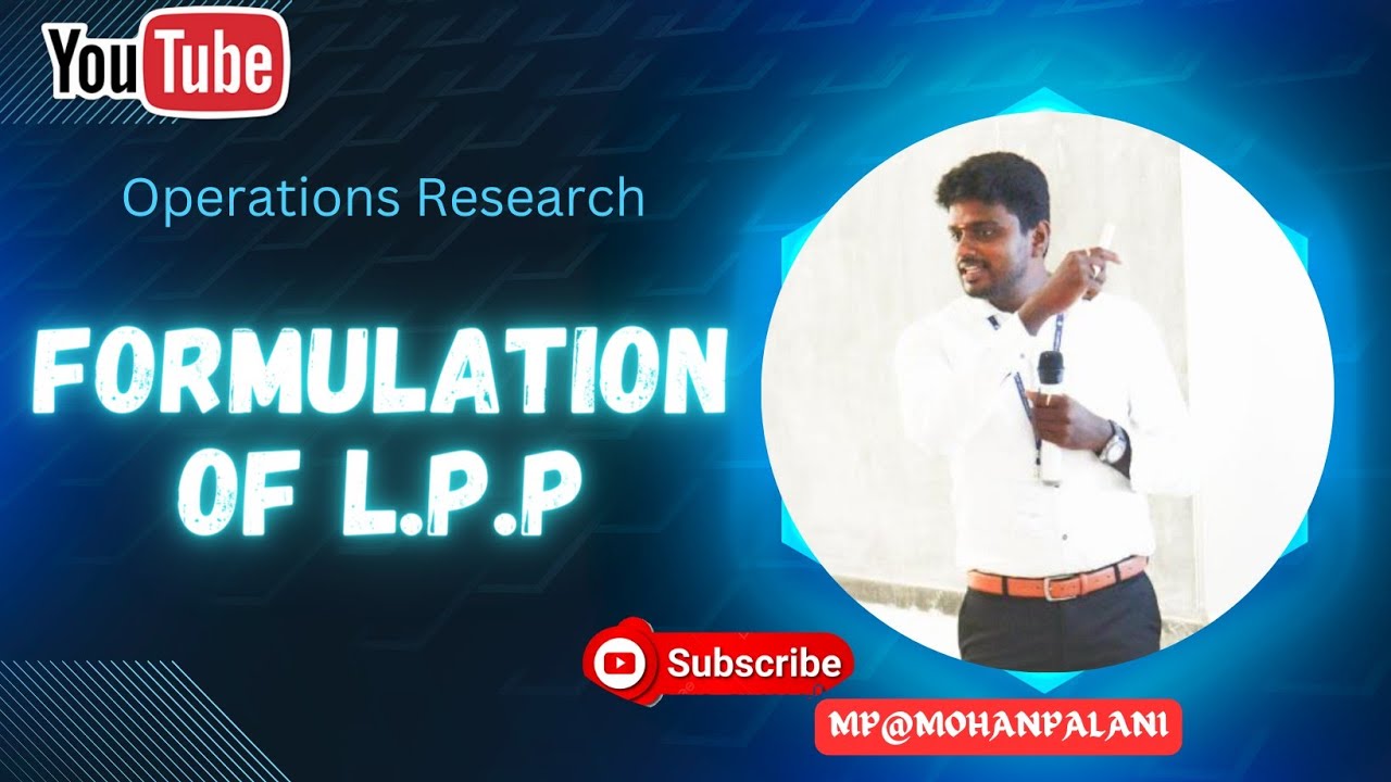 Formulation Of LPP YouTube formulation-of-lpp-youtube