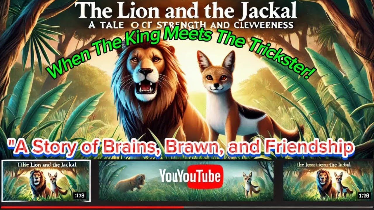 The Lion and the Jackal- When the King Meets the Trickster! A Story of ...