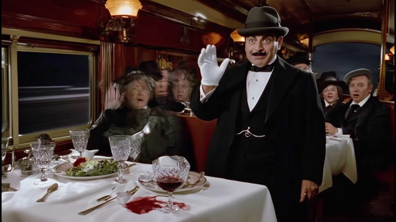 Murder Served in the Train Dining Car | Hercule Poirot Exposes a Luxury ...