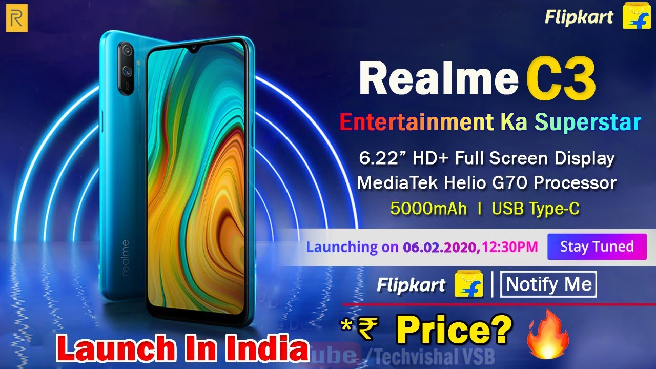 Realme C3 - Price, First Look, Full Specifications, Helio G70 | Realme ...