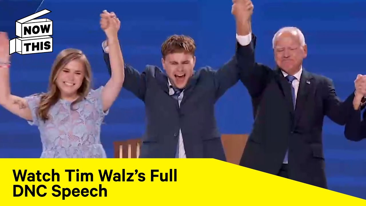 Tim Walz's Full 2024 DNC Speech - YouTube