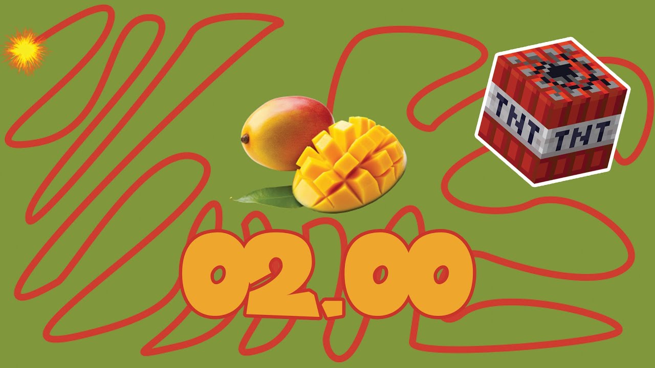 Minecraft 2 Minute Mango 🥭 Bomb 💣💥! - YouTube