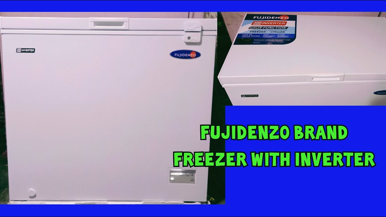 BRANDNEW FUJIDENZO FREEZER WITH INVERTER | UNBOXING | PRODUCT REVIEW ...