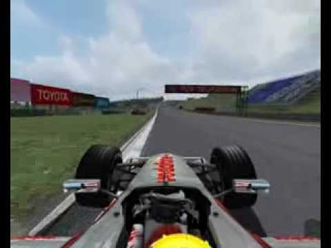 Formula 1 2007 Japanese Grand Prix Lewis Hamilton onboard Fuji circuit ...