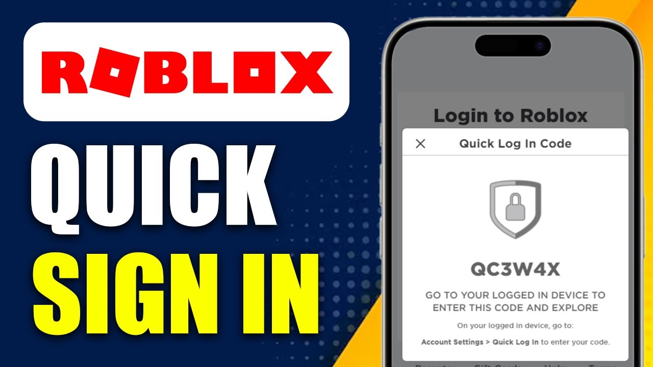 How To Use Quick Sign In On Roblox | PC, Mobile, PS5, PS4 & Xbox - YouTube