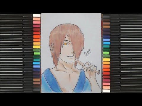 Speed Drawing Utakata Naruto Shippuden - Jinchuurikis #6 - YouTube