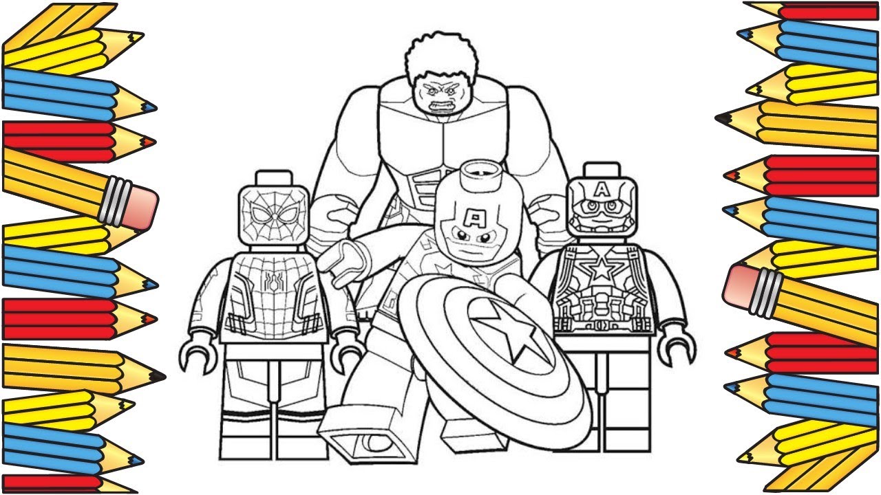 Kreatif dengan Superhero Avengers: Cara Mewarnai dengan Efek yang ...