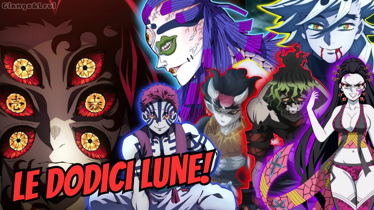 Le 12 LUNE in Demon Slayer SPIEGATE SEMPLICEMENTE - YouTube