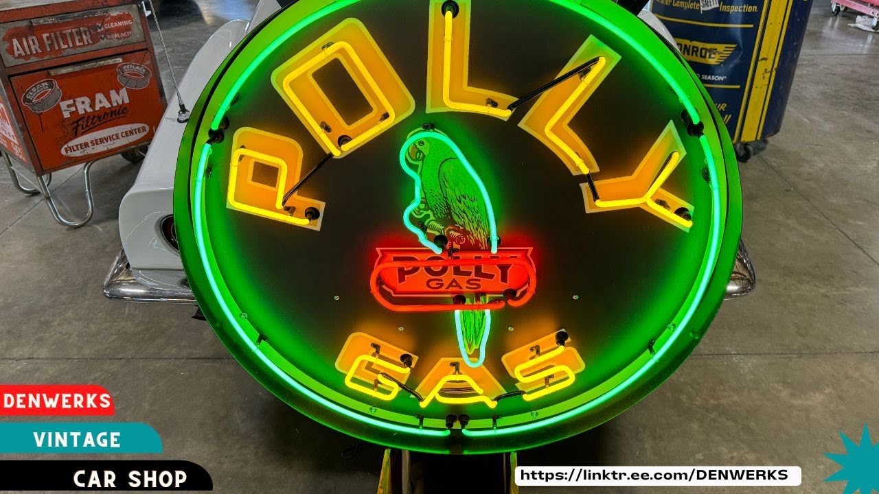 Neon Polly Gas Sign Denwerks for Bring a Trailer 36 inch Neon Sign ...