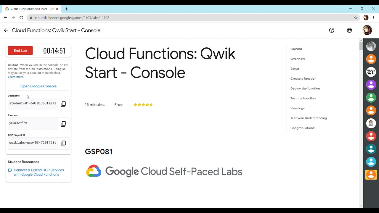 Cloud Functionqwik Start Console Gsp081 Qwiklabs Challenge 1627