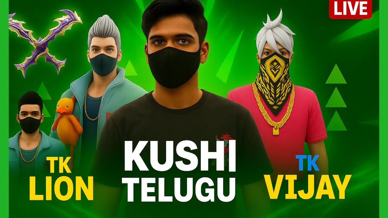 Free Fire CS Custom Room Battles | Telugu Live 4v4 Challenges - YouTube