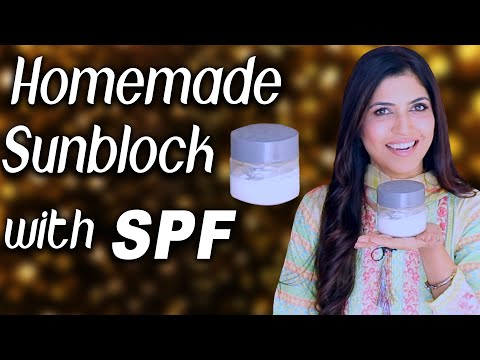 Homemade Sunblock with SPF for Beautiful Skin/DIY Natural Sunblock ...