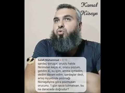 KAMAL HUSEYN ORUC HAQQİNDA SUAL CAVAB