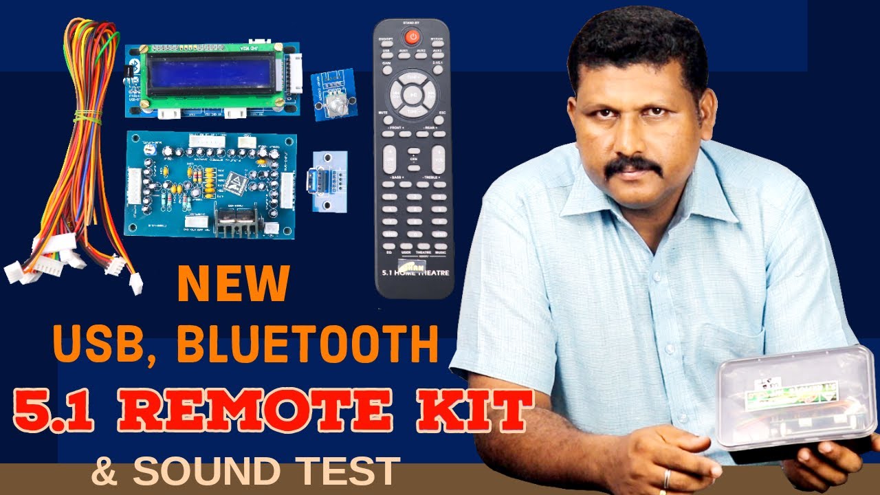 SHAN USB BLUETOOTH 5.1REMOTE KIT NEW VERSION REVIEW AND SOUND TEST ...